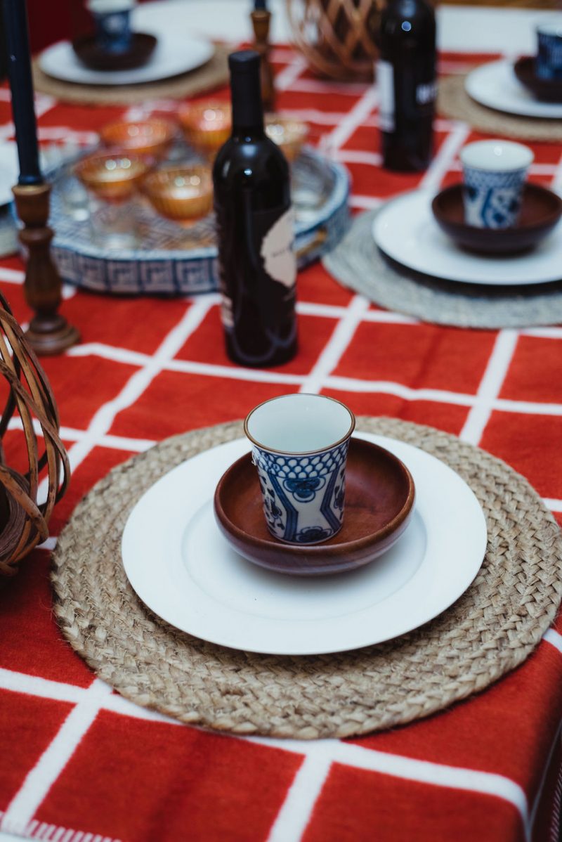 Orange and Blue Fall Inspiration: Fall Tablescape Decor - BSB MEDIA